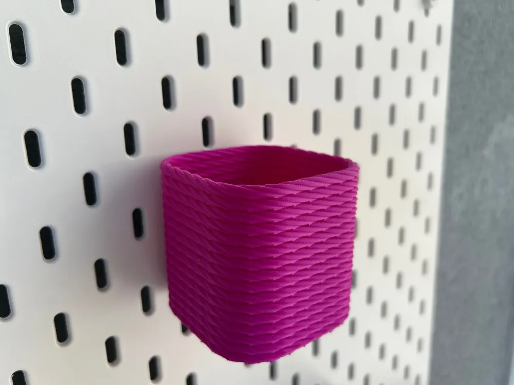 IKEA Skadis Rope Basket 70x70x70 - Free 3D Print Model - MakerWorld