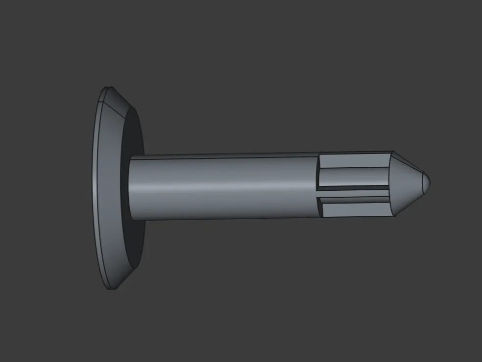 8mm Captive Trim Clip - Free 3D Print Model - MakerWorld
