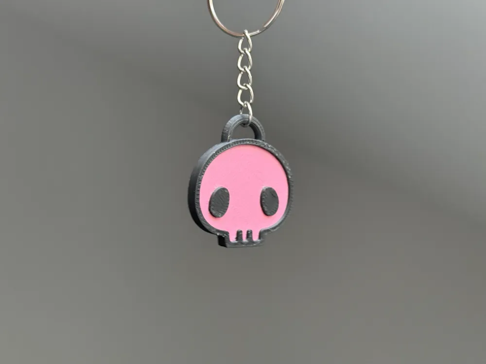 Kuromi skull keychain Remixed by George - MakerWorld