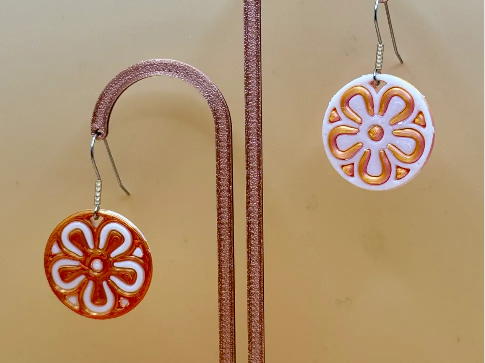 Tile flower - Free 3D Print Model - MakerWorld