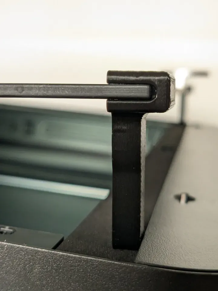 Bambu Lab P1P P1S X1C Lid Glass Holder/Riser + Magnet v2 Remixed by ...