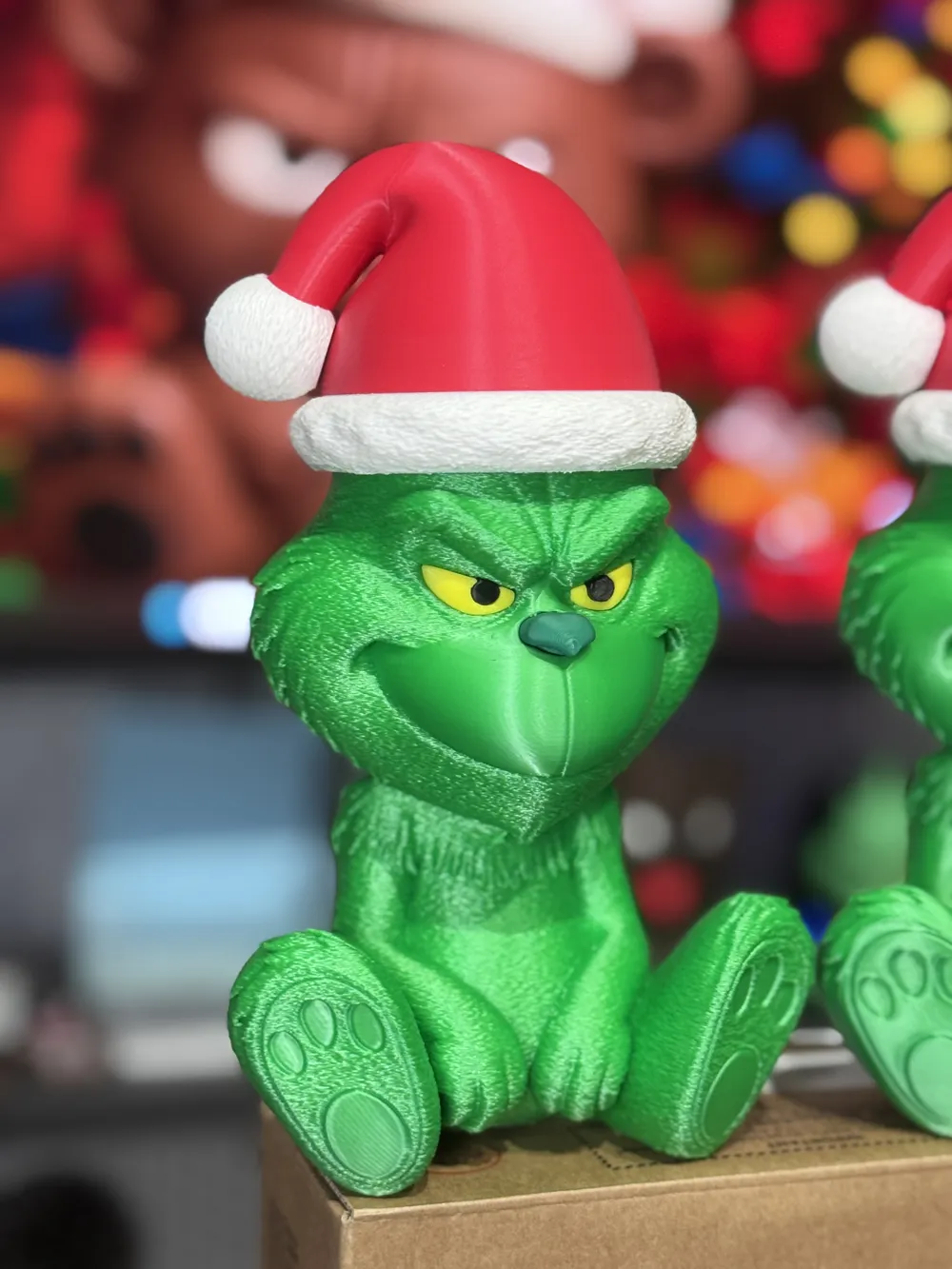 Grinch navideño - Varias piezas Sin AMS - Modelo de impresión 3D ...