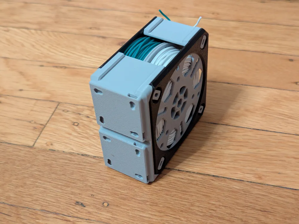 Wire Spool Holder Gridfinity (Printed Fasteners) - Free 3D Print Model ...