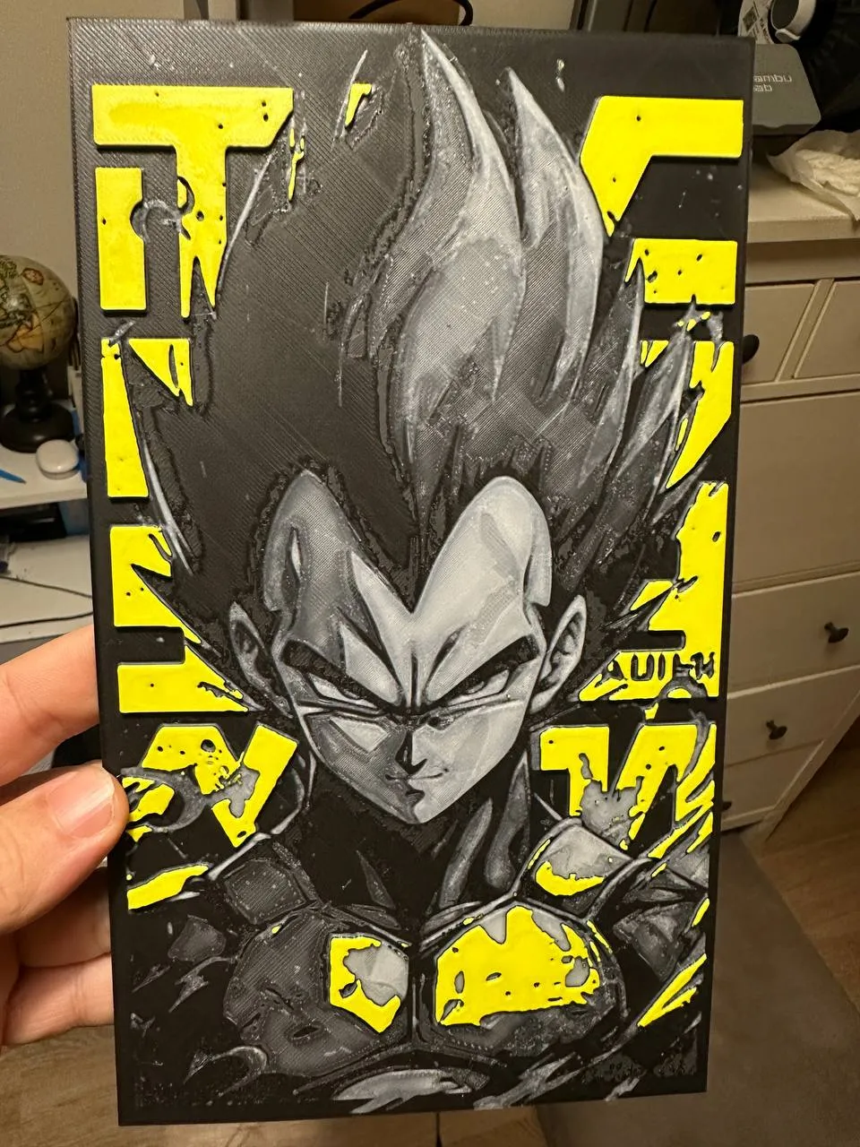 Vegeta Hueforge by atreyu MakerWorld: Download Free 3D Models