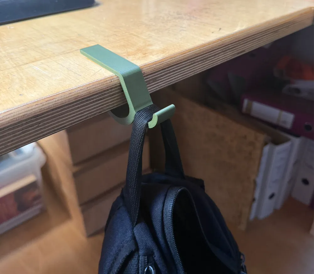 Desk hook by Jonas2612 - MakerWorld