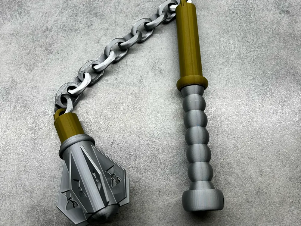 Hussite chain mace, 14th century. by PokeGeorg MakerWorld: Download ...