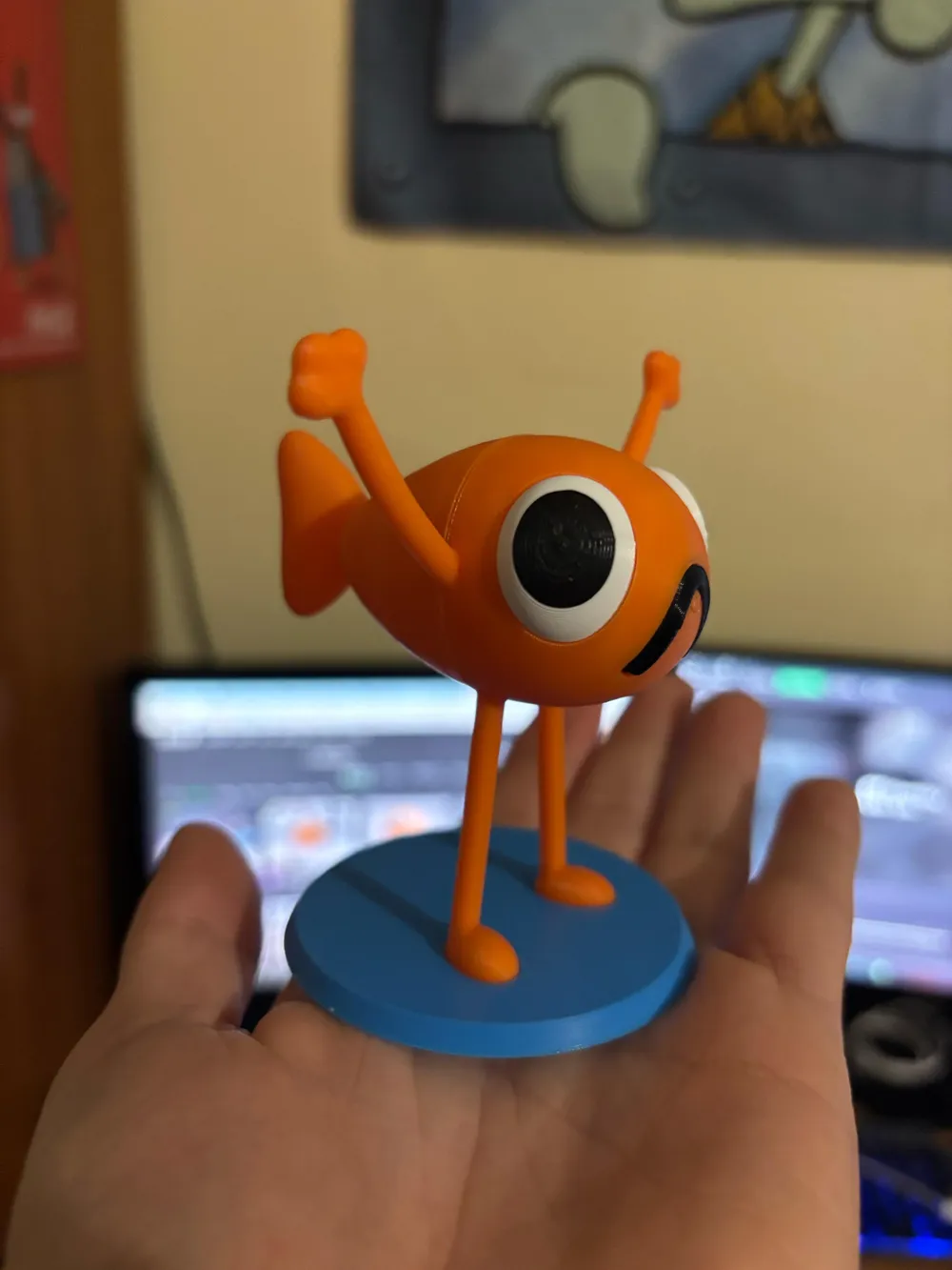 Steve Le Poisson (Steve the fish, No AMS needed) - Free 3D Print Model ...