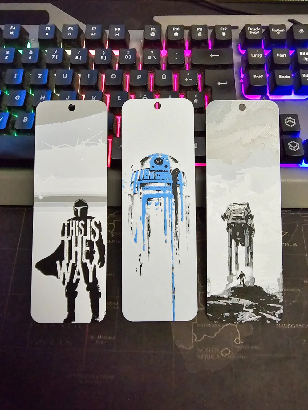Star Wars Bookmark collection - HueForge by Think3D - MakerWorld