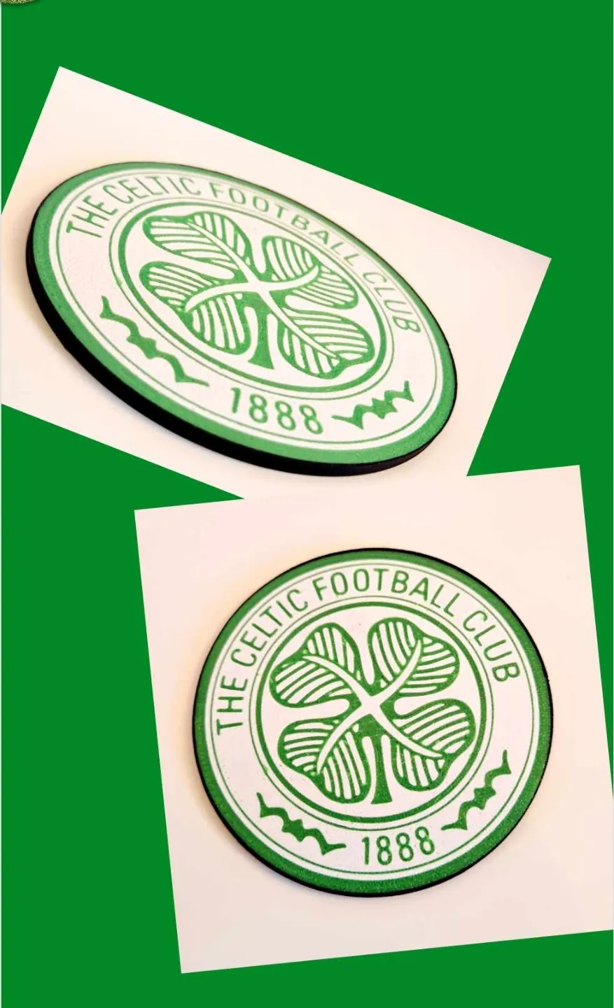 Celtic Football Club Coaster by SA3D Designs MakerWorld: Download Free ...