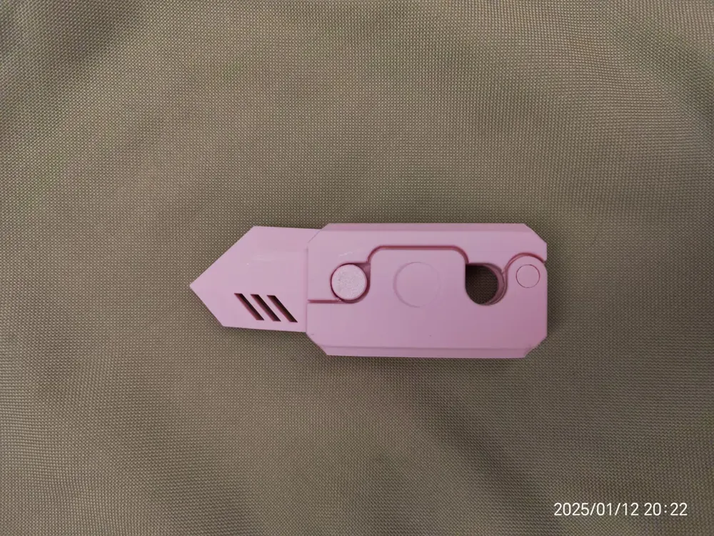 Fidget Toy – Large Retractable Carrot Knife – No Supports by 3D OK ...