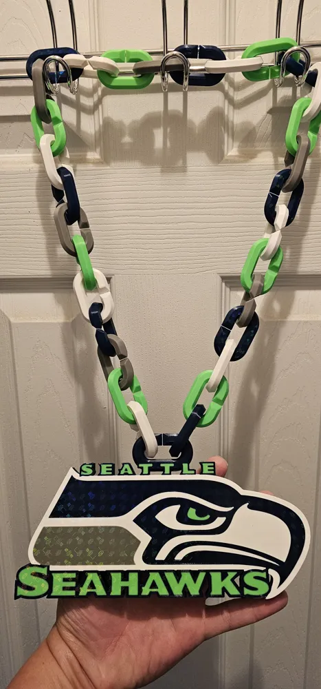 Seattle Seahawks Pendant - Free 3D Print Model - MakerWorld