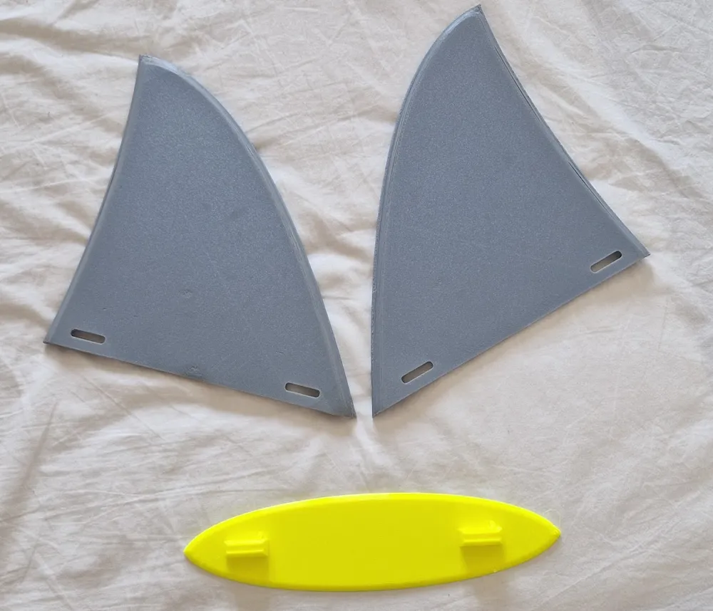 Shark-Attack Pack: Wearable shark fin for swimming by Freakling ...