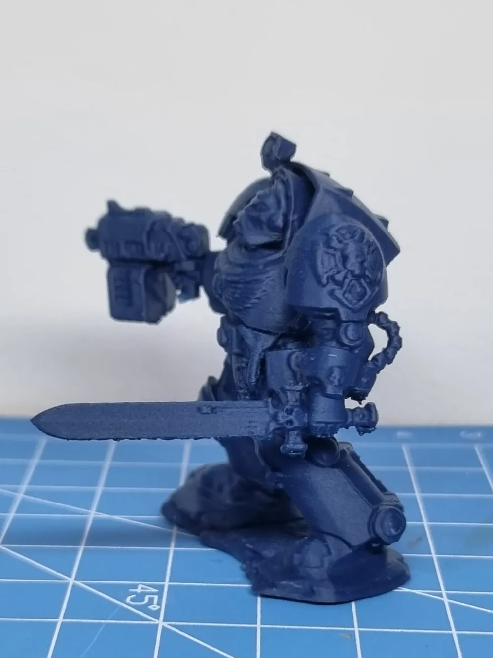 40K Warhammer Terminator Space Marine Sword & Gun by Petur Printur ...