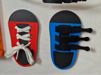 Shoe lace tying - Activity board component by SamActivity MakerWorld ...