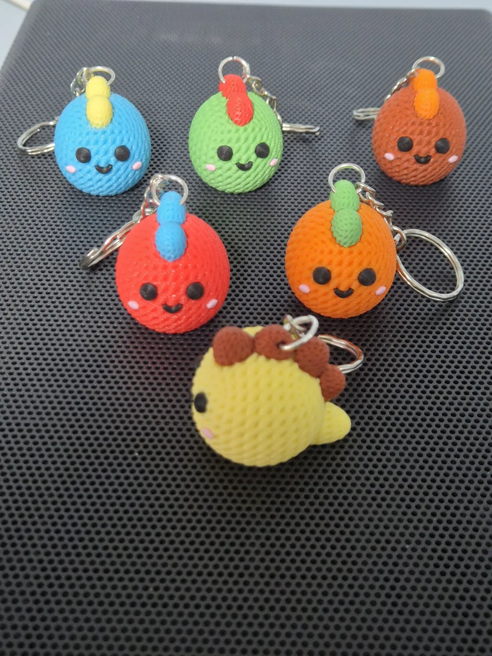 Chibi-Style Crochet Dinosaur Keyring NO AMS by NaraaPrints MakerWorld ...