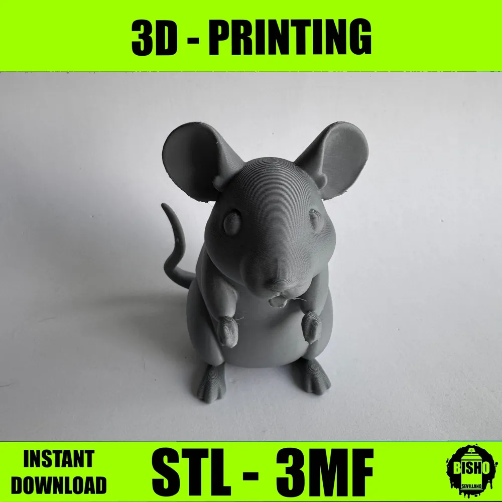 Rat Toy Animal - 3MF and STL File by Bisho Sevillano MakerWorld ...