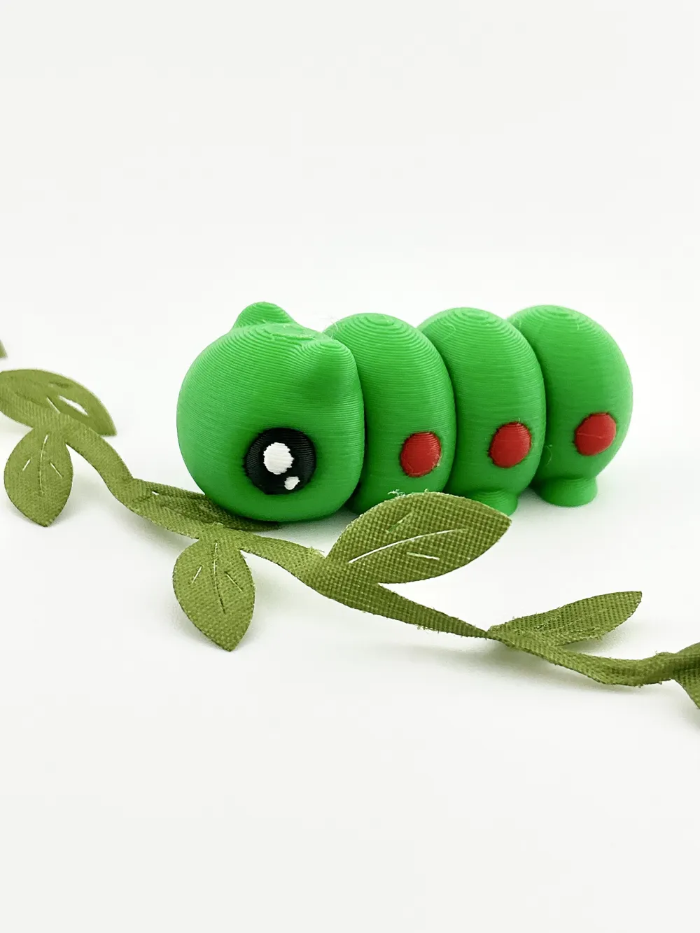 Flexi Caterpillar Articulated Fidget Toy - Free 3D Print Model - MakerWorld