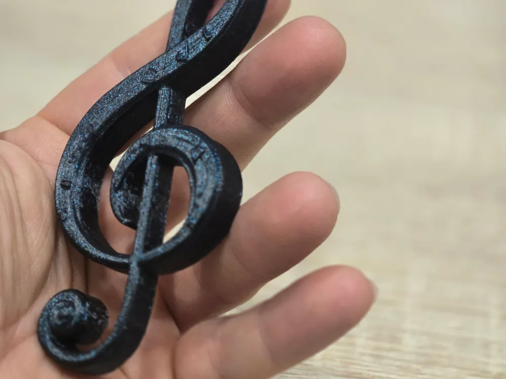 treble clef decoration by 3Dcrabi - MakerWorld