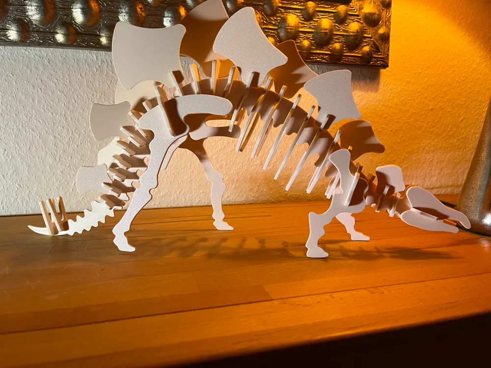 Stegosaurus 3D Puzzle by Scubafan - MakerWorld