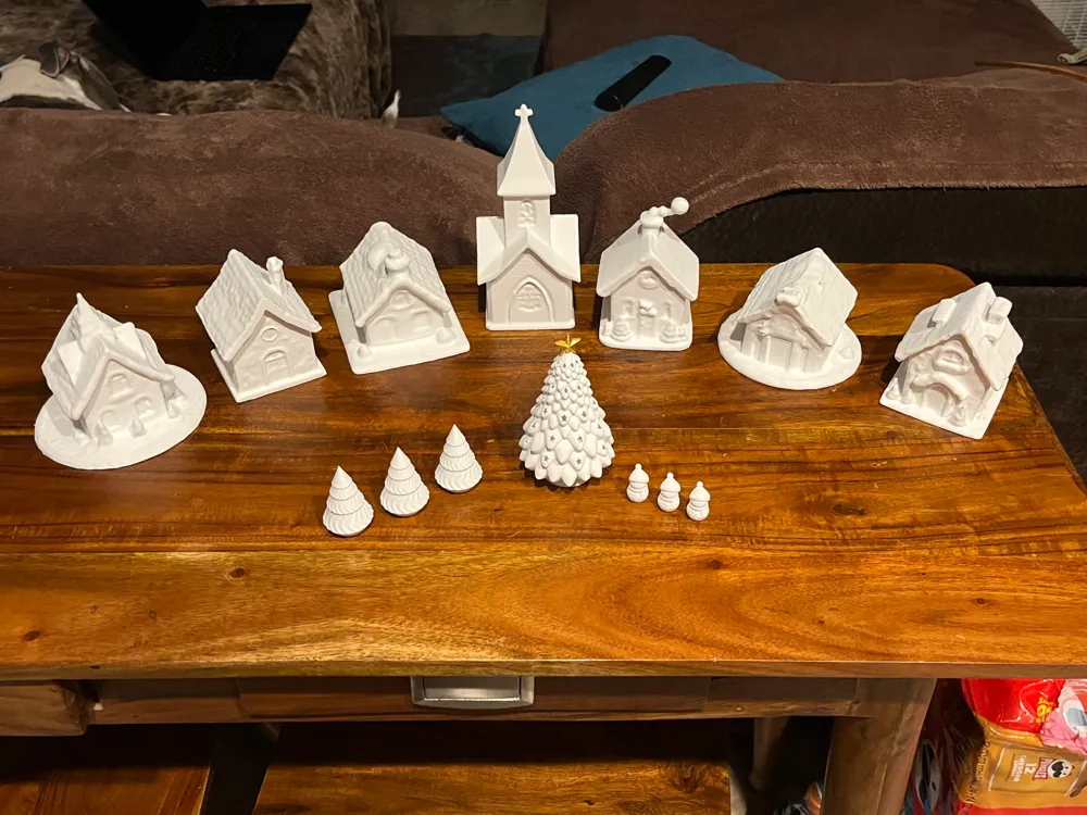 Nates Tea Light Village by Nate - MakerWorld