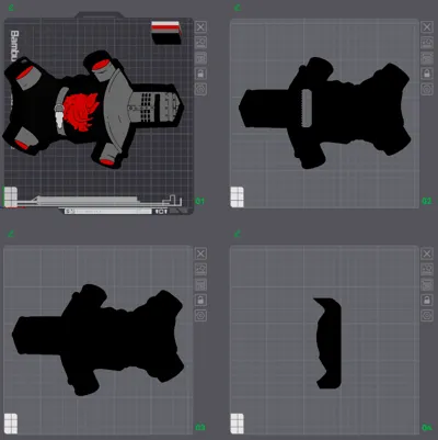 Monty Python and the Holy Grail Black Knight LED Lamp by BeeTee 3D ...