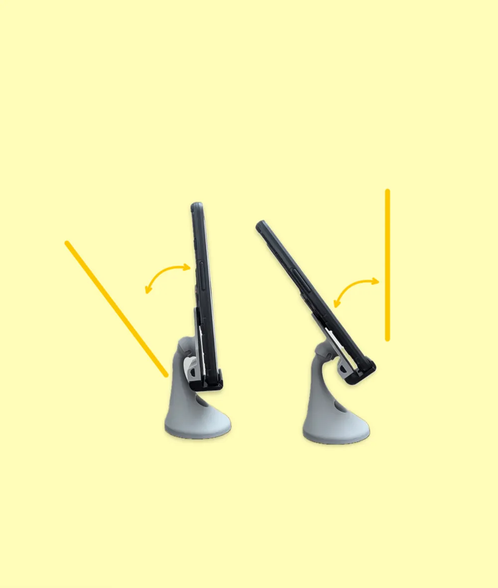 Adjustable/Rotatable Phone Stand (Ball Joint) - Free 3D Print Model ...
