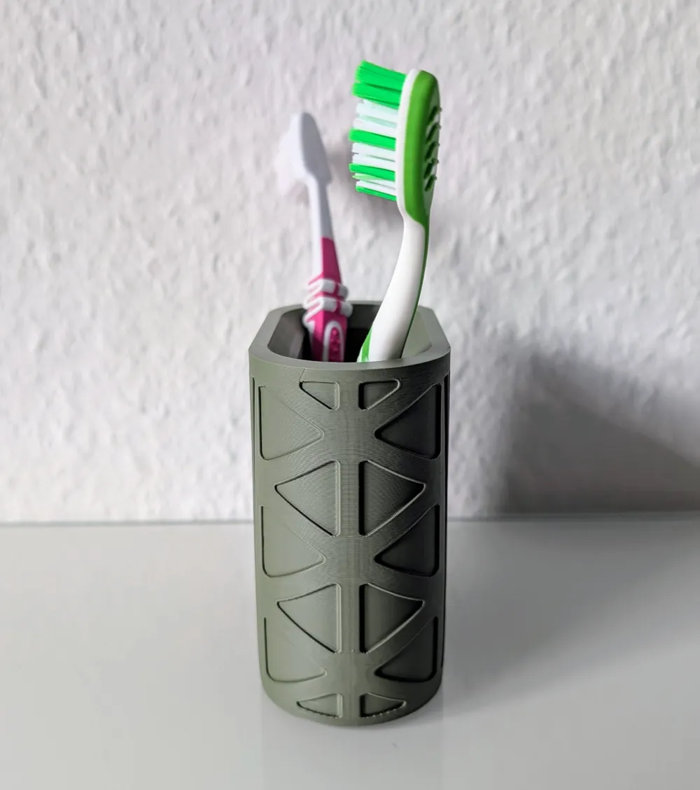 modern toothbrush holder by Shreeak - MakerWorld