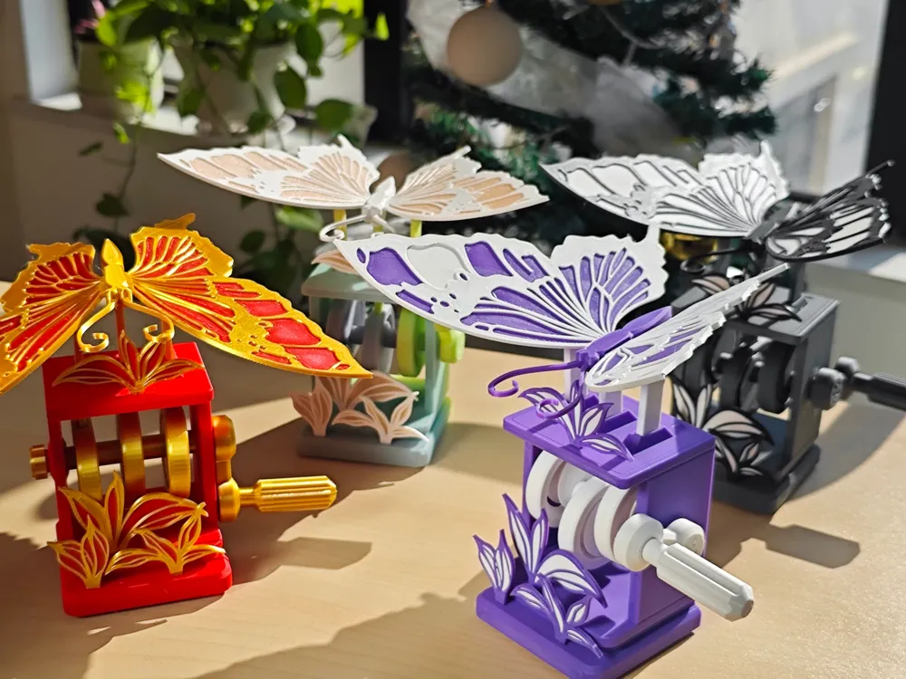 A Dancing Butterfly - Free 3D Print Model - MakerWorld