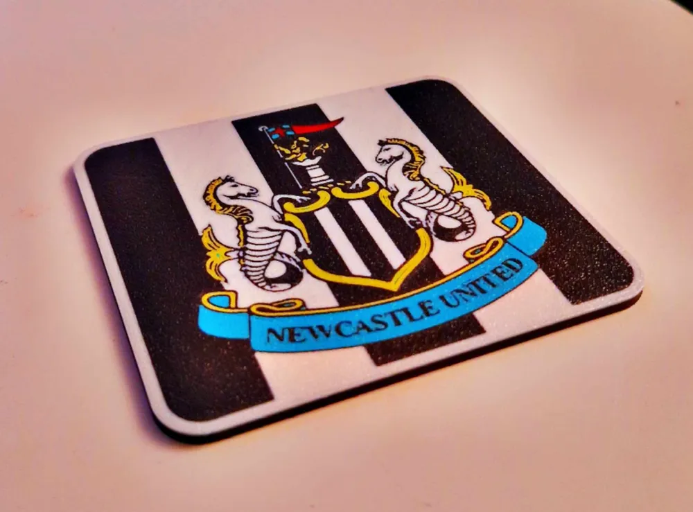 Newcastle United Football Club Coaster by SA3D Designs - MakerWorld