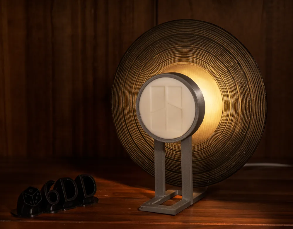 Floating Vinyl Record Lamp (compatible with a1 mini) by 6DD MakerWorld ...