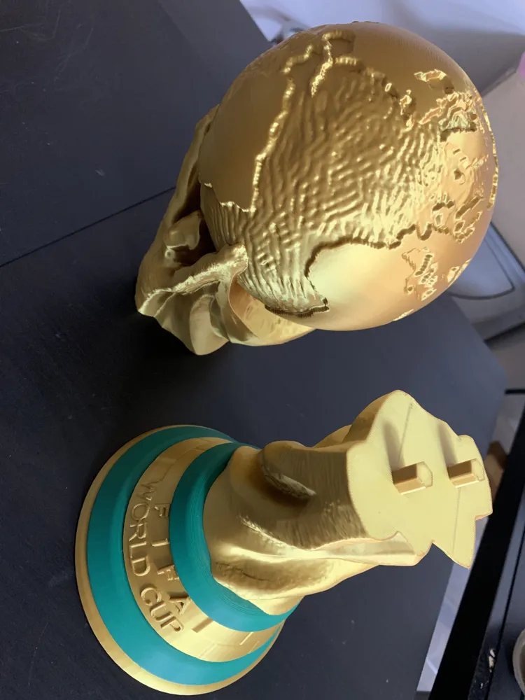 FIFA World Cup Trophy Real Size by McFly MakerWorld: Download Free 3D Models