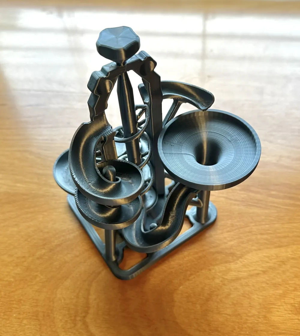Print-in-Place Marble Run by WillCAD MakerWorld: Download Free 3D Models