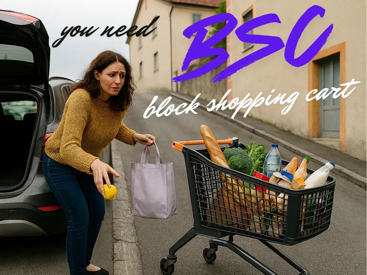 BlockShoppingCart_BloccaCarrello by Kiknuk MakerWorld: Download Free 3D ...