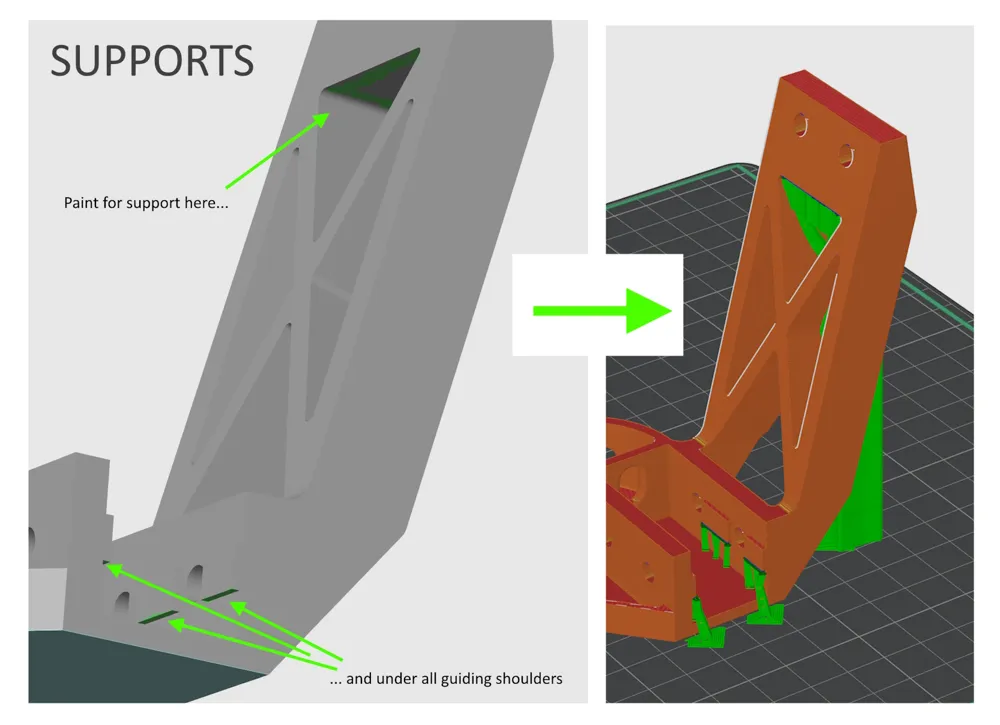 Alu Riser - 2020 aluminum profile based AMS Riser for Bambu X1 and ...