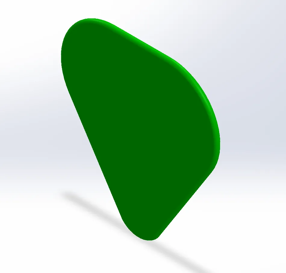 1mm Fender Guitar Pick - Free 3D Print Model - MakerWorld