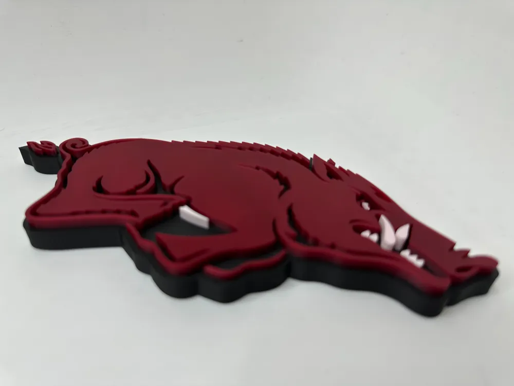 Arkansas Razorbacks Logo 2014 by ABeezy13 MakerWorld: Download Free 3D ...