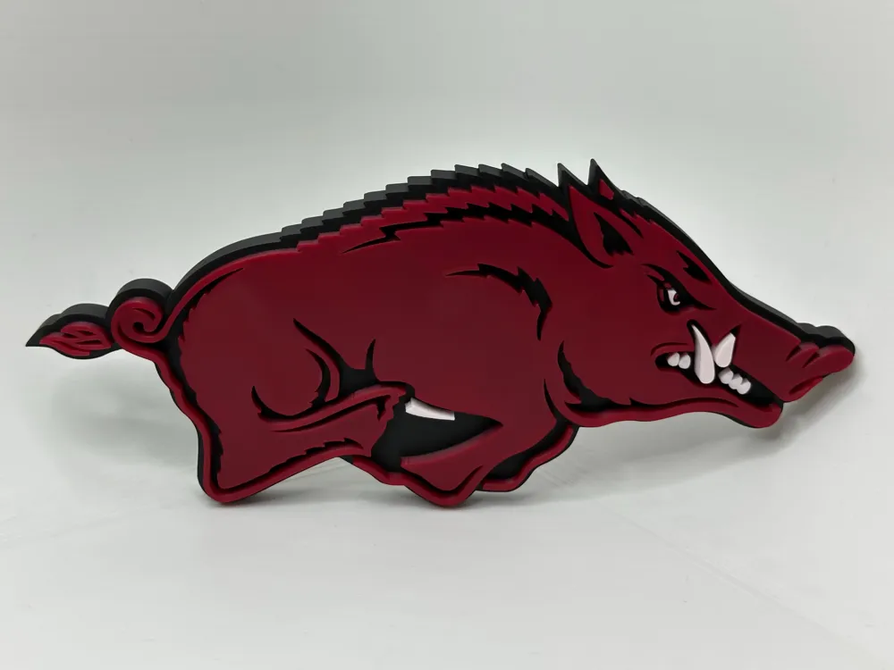 Arkansas Razorbacks Logo 2014 - Free 3D Print Model - MakerWorld
