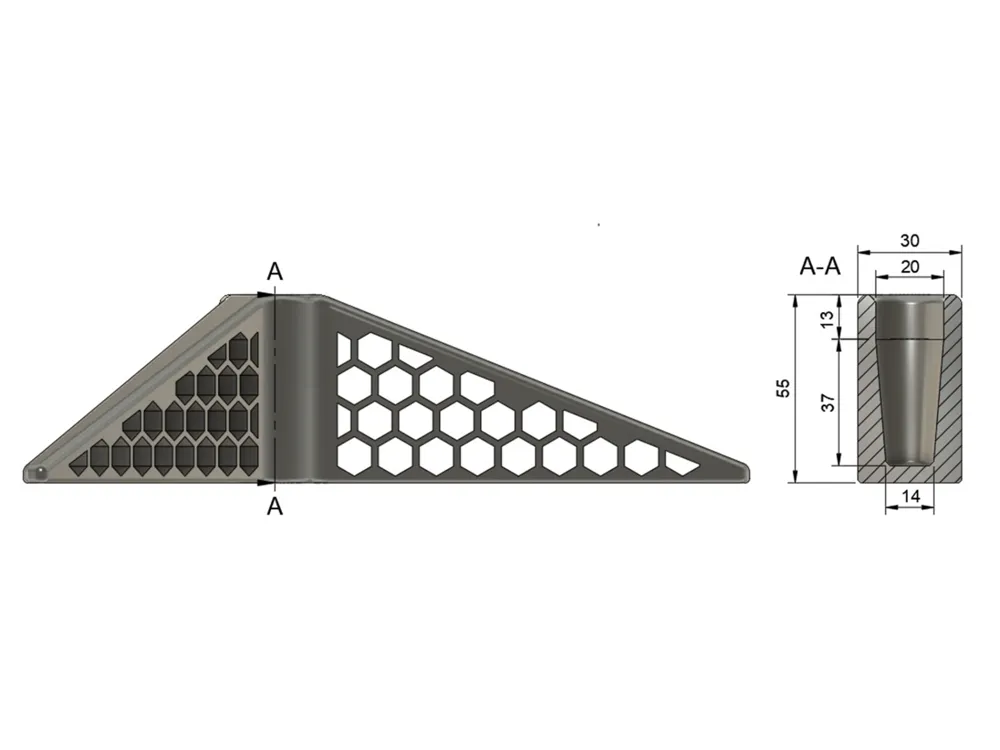 Christmas Tree Stand (printed in one piece) - Free 3D Print Model ...