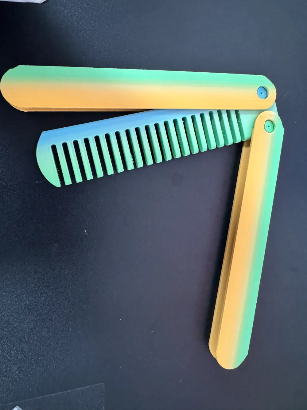 Ornate Butterfly Knife/Comb by seven MakerWorld: Download Free 3D Models