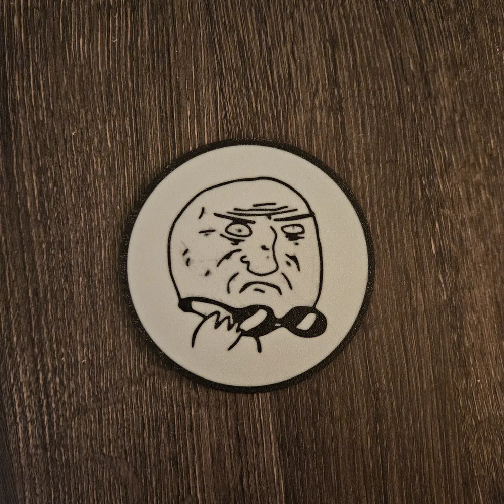 Meme Coasters (Rage Comics) by andwoh - MakerWorld