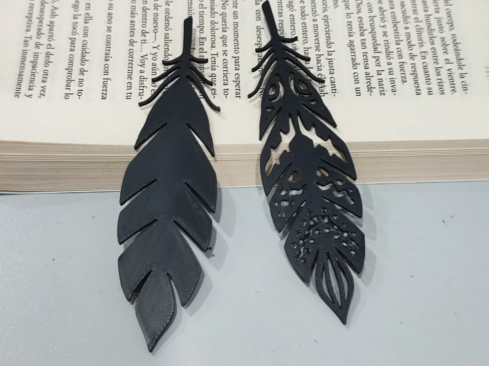 Messenger Crow Feathers Bookmark. - Free 3D Print Model - MakerWorld