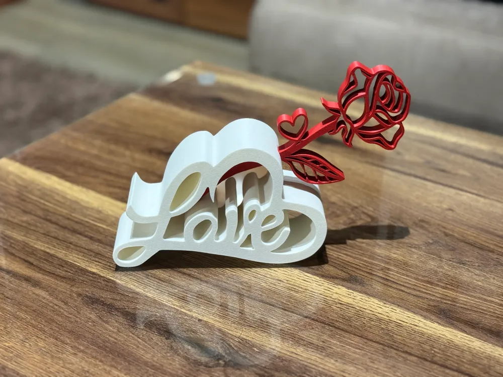 VALENTINES DAY - LOVE STAND WITH HEART by Sektor 7 Studios - MakerWorld