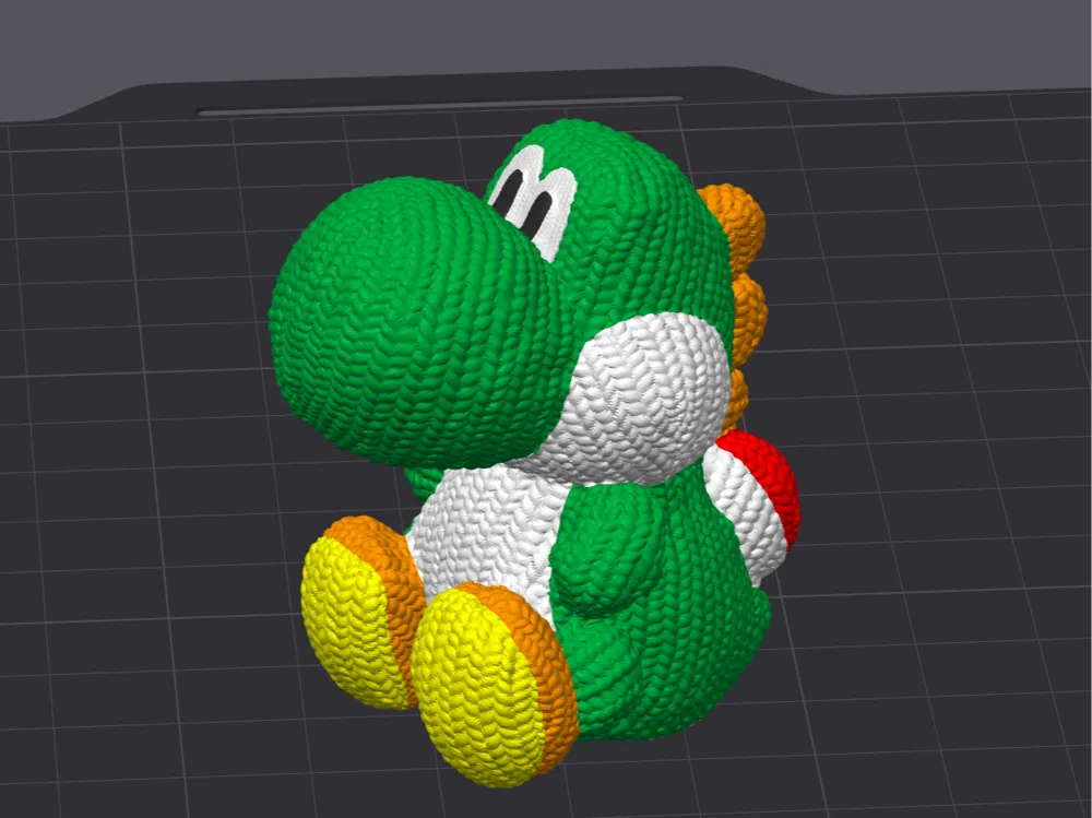 Cute Yarn Yoshi - Free 3D Print Model - MakerWorld