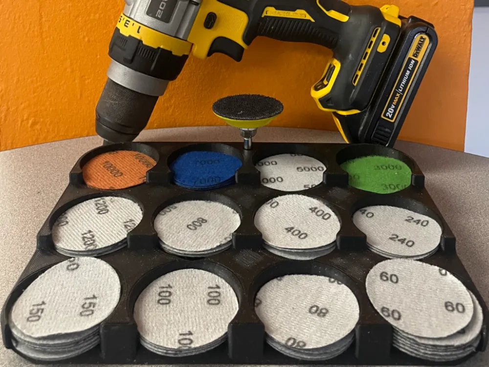 2in Rotary Sanding Organizer by Crab Rangoon - MakerWorld