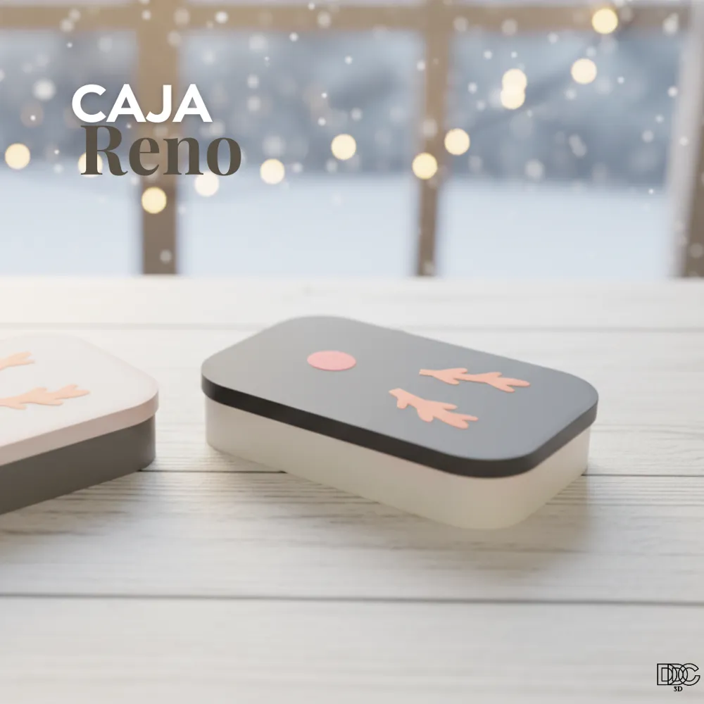 Christmas Reindeer Box by DDC3D MakerWorld: Download Free 3D Models