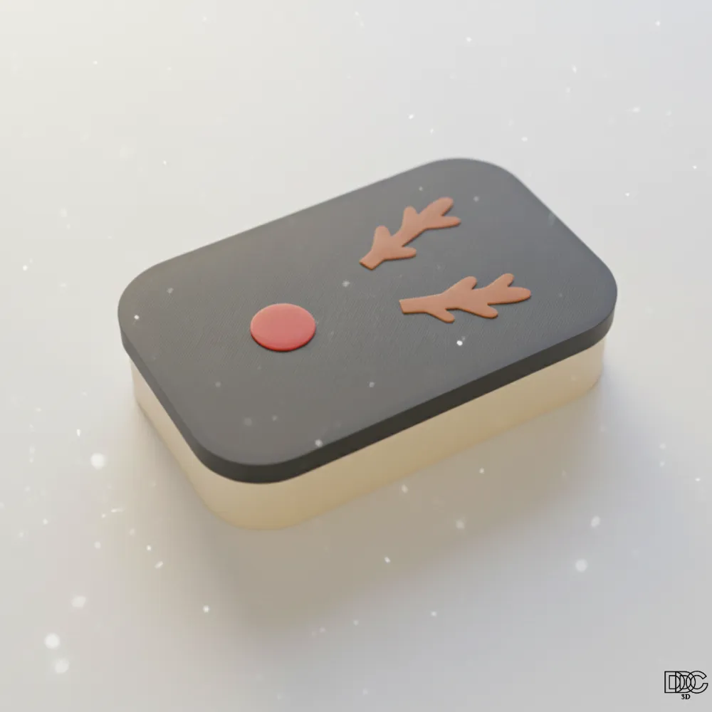 Christmas Reindeer Box by DDC3D MakerWorld: Download Free 3D Models