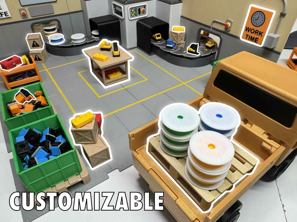 The Machine - A Factory Playset for Cyberbrick by jaayjeee MakerWorld ...