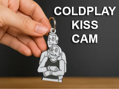 Coldplay Kiss Cam Keychain by sidbarret007 MakerWorld: Download Free 3D ...