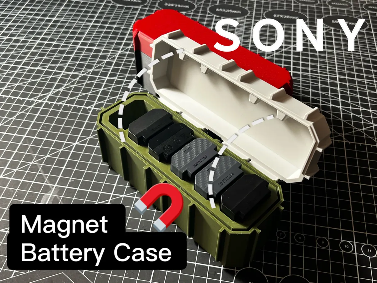 Sony Magnet Battery Case - Free 3D Print Model - MakerWorld