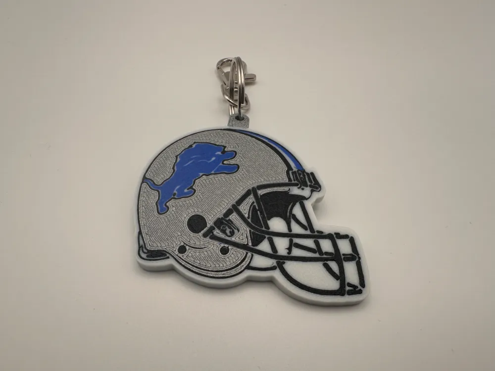 Detroit Lions Keychain by ShapeShifterStudio - MakerWorld
